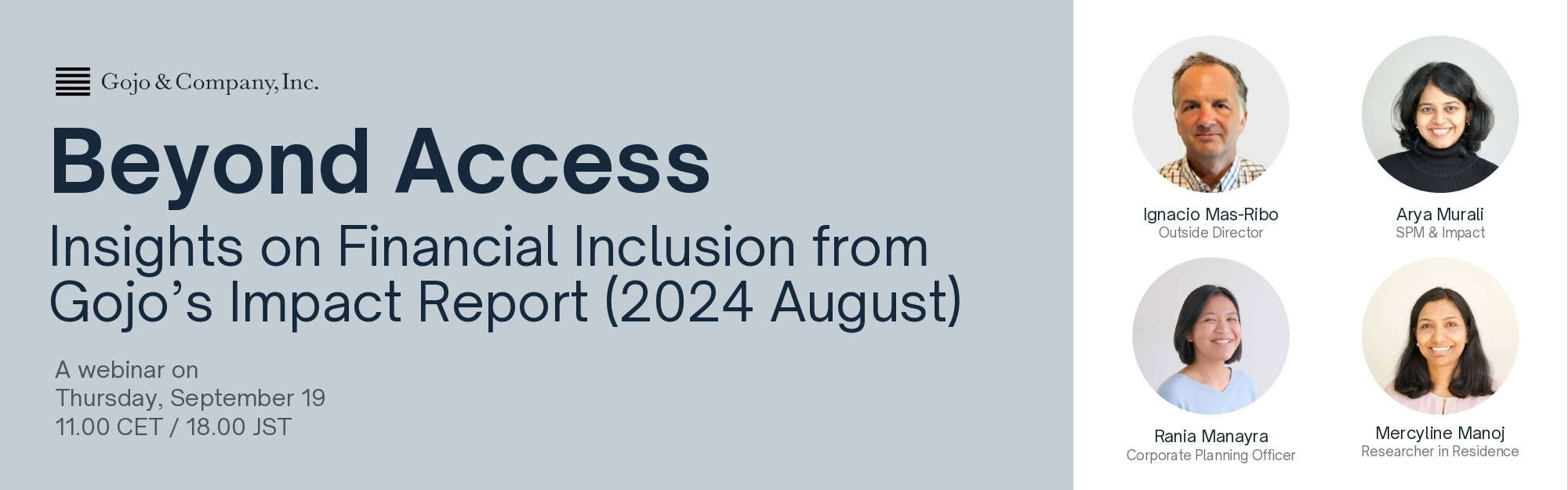 Gojo & Company, Inc. – Financial Access for All